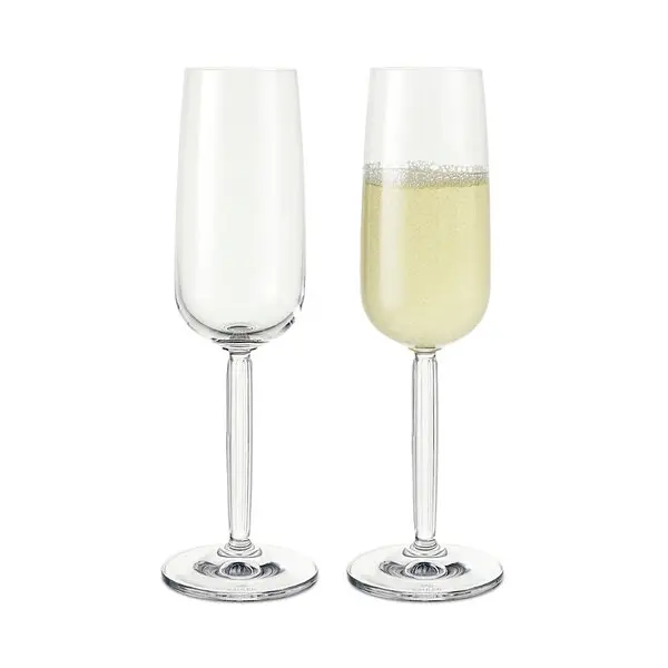 ROSENDAHL Kahler Hammershoi Champagne Glass, Set Of 2 - Clear