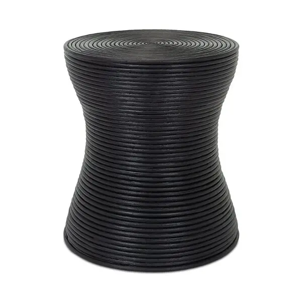 Livabliss Balinese End Table - Black