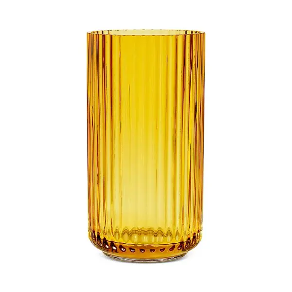 Rosendahl Lyngby Vase, Mouth Blown Glass - Yellow