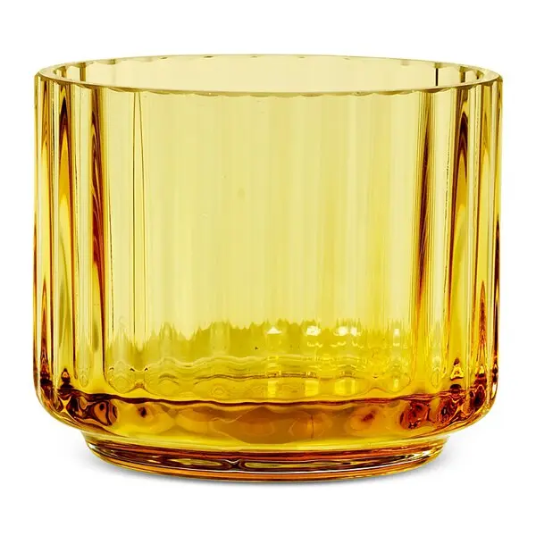 ROSENDAHL Lyngby Porcelain Glass Tealight Holder - Yellow