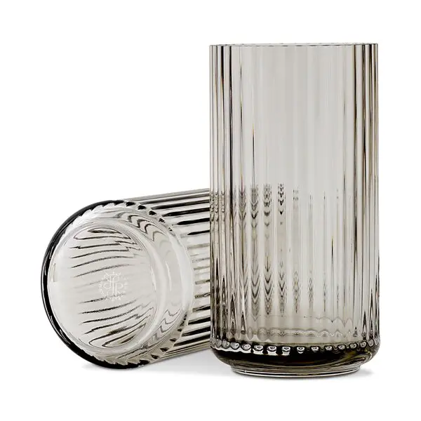 Rosendahl Lyngby Vase, Mouth Blown Glass - Gray