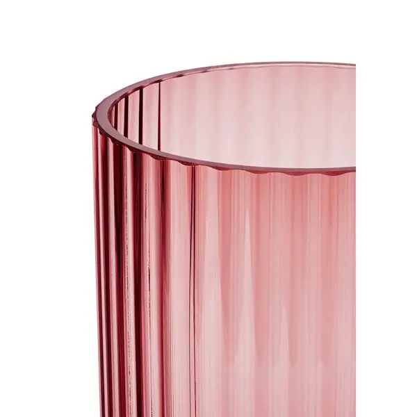 Rosendahl Lyngby Vase, Mouth Blown Glass - Red