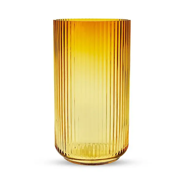 ROSENDAHL Lyngby Vase, Mouth Blown Glass - Yellow