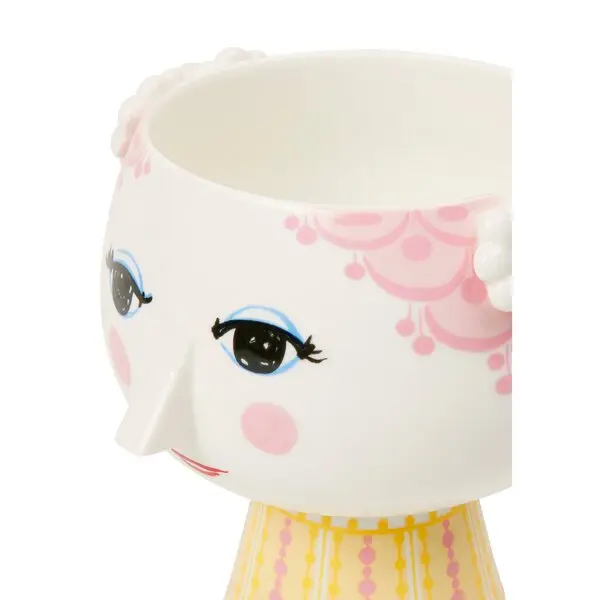 Rosendahl Bjorn Wiinblad Eva Flowerpot On Base - Rose