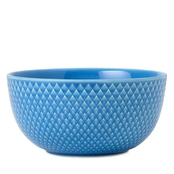 Rosendahl Lyngby Porcelain Rhombe Color Bowl - Blue