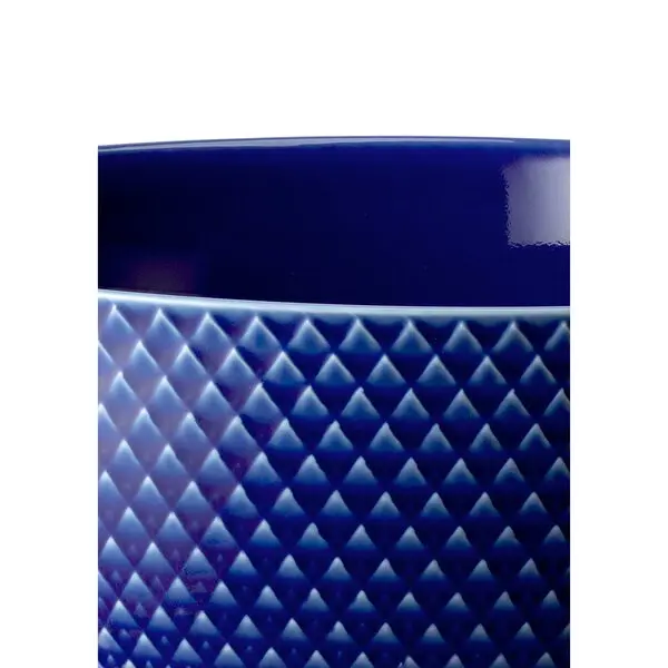 Rosendahl Lyngby Porcelain Rhombe Color Serving Bowl, Dark - Blue
