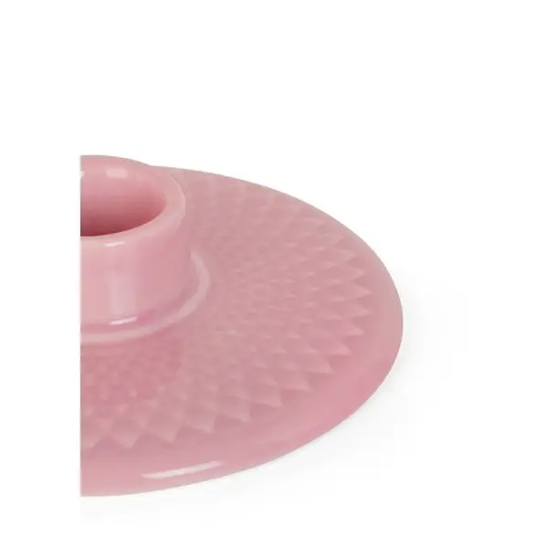 Rosendahl Lyngby Porcelain Rhombe Color Candle Holder - Rose