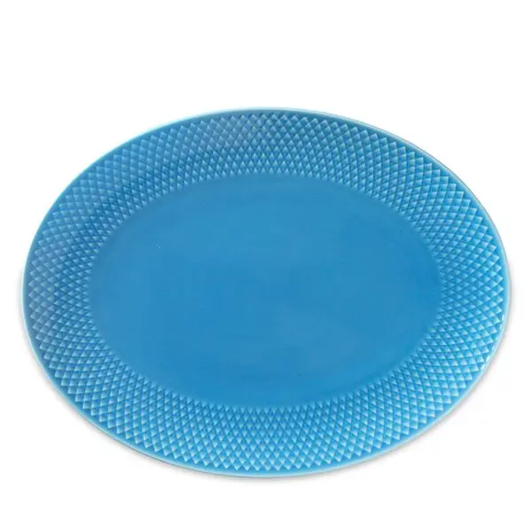 ROSENDAHL Lyngby Porcelain Rhombe Color Oval Serving Dish