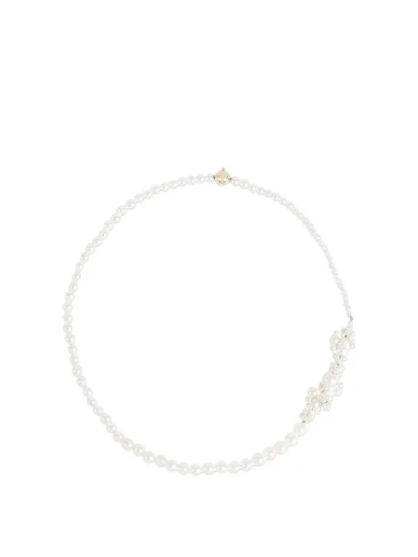 Sophie Bille Brahe Peggy Fontaine Pearl Necklace - White
