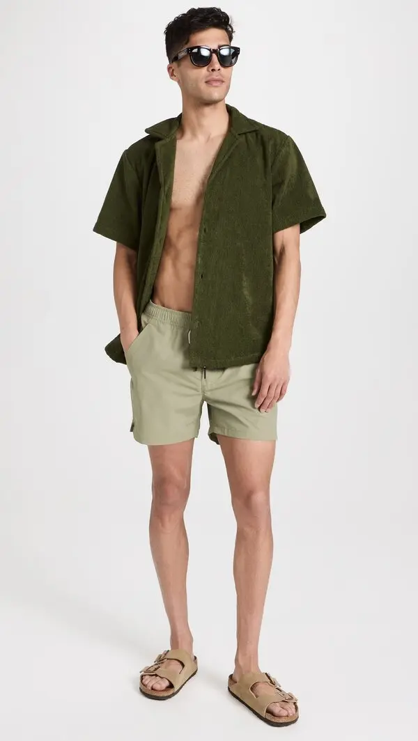 Oas Nylon Swim Shorts 5 - Green