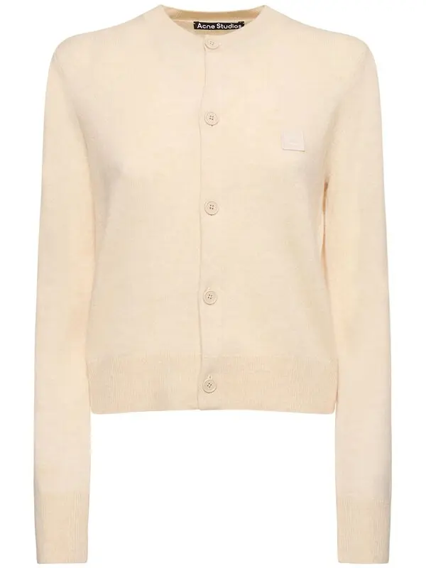 Acne Studios Keny Yak Wool Knit Cardigan