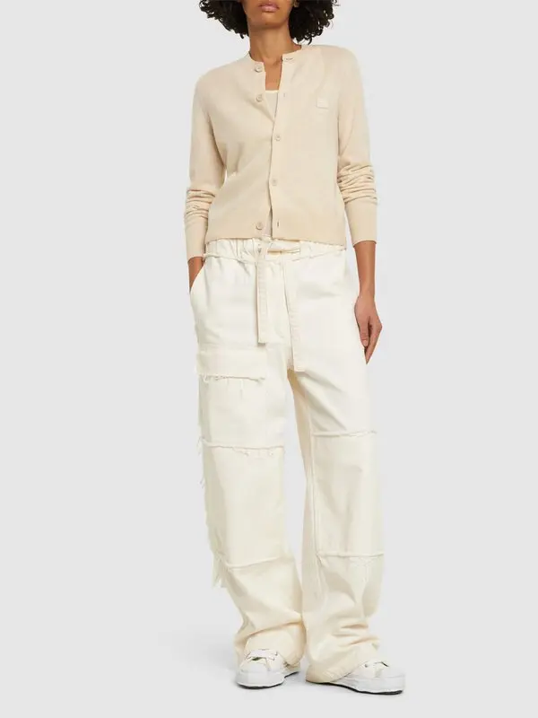 Acne Studios Keny Yak Wool Knit Cardigan