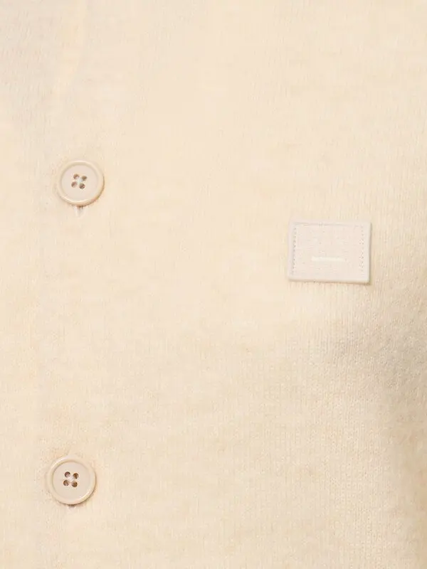 Acne Studios Keny Yak Wool Knit Cardigan