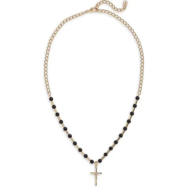 Dolce & Gabbana Dna Cross Pendant Necklace - Gold