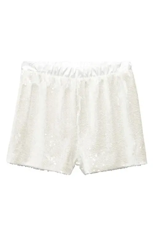 Mango Sequin Fitted Shorts