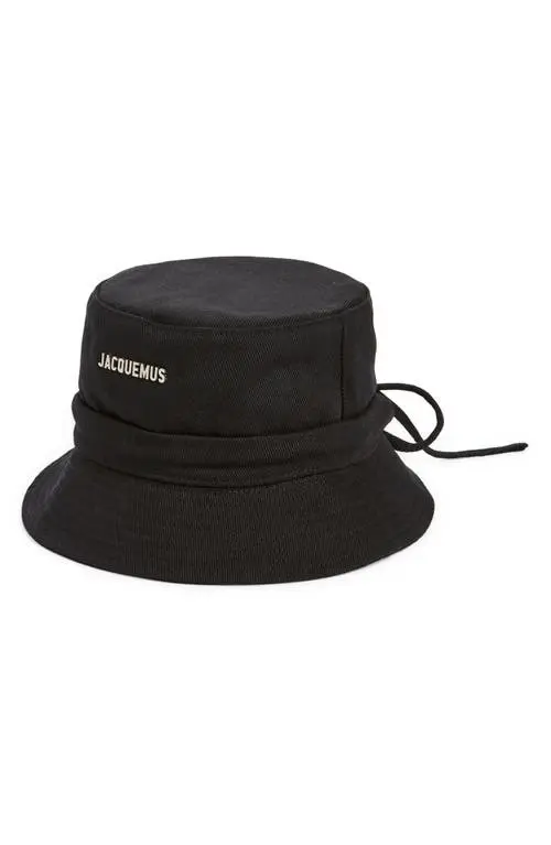 Jacquemus Le Bob Gadjo Bucket Hat - Black 990