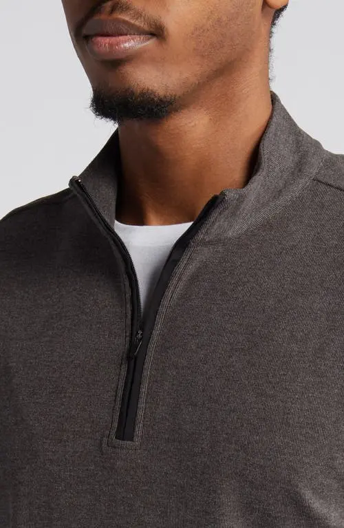 SWANNIES Emery Quarter-zip Golf Pullover - Charcoal
