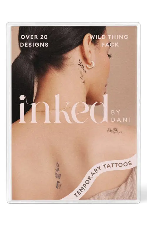INKED BY DANI Wild Thing Temporary Tattoos