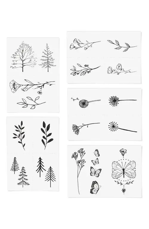 INKED BY DANI Wild Thing Temporary Tattoos - Black