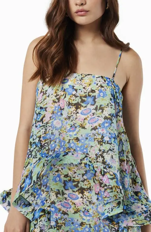 Elliatt Armani Floral Tiered Maxi Dress - Blue Multi | Editorialist