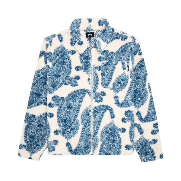 StÜssy Big Paisley Full Zip Sherpa
