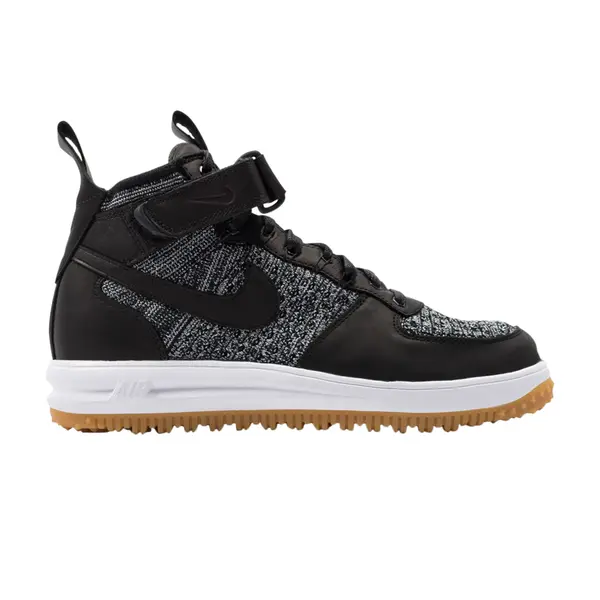 Nike Lunar Force 1 Flyknit Workboot - Black