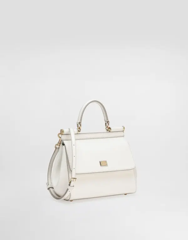Dolce & Gabbana Small Sicily Bag - White