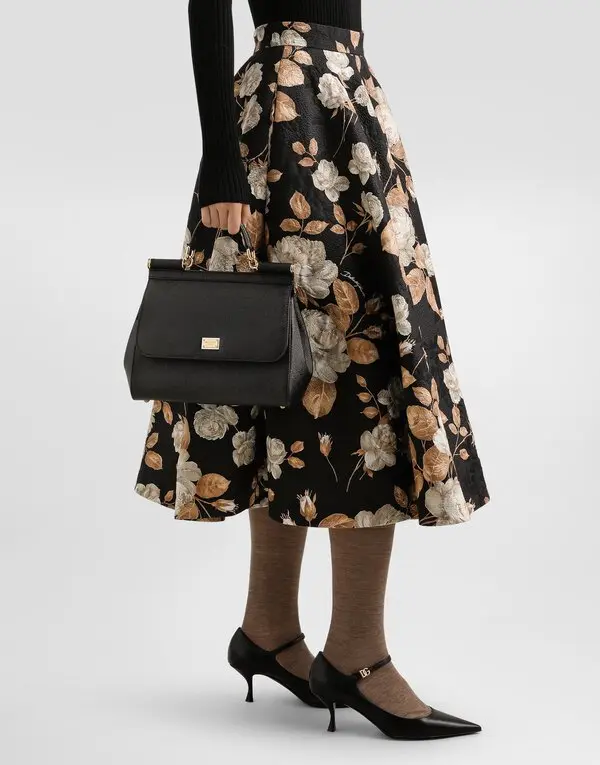 Dolce & Gabbana Large Sicily Handbag - Black