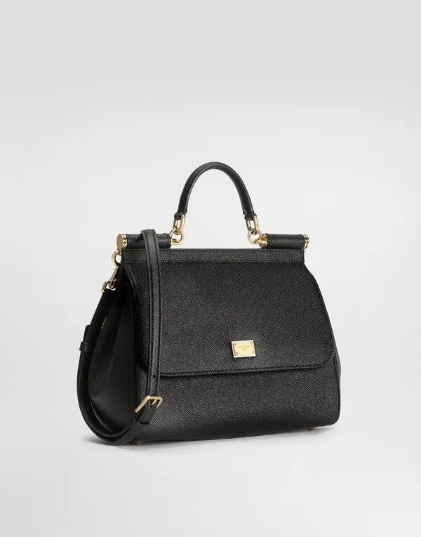Dolce & Gabbana Large Sicily Handbag - Black