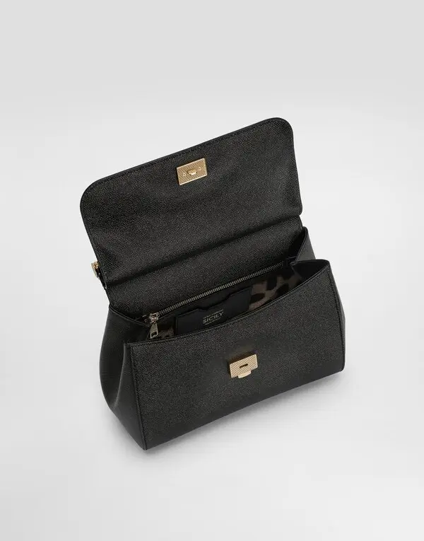 Dolce & Gabbana Large Sicily Handbag - Black
