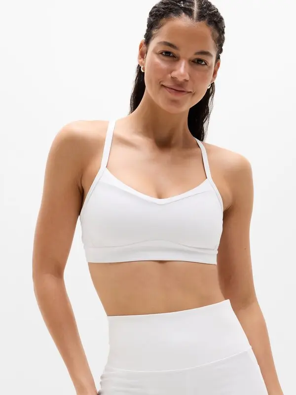 Athleta Vital Sports Bra A-c - Bright White