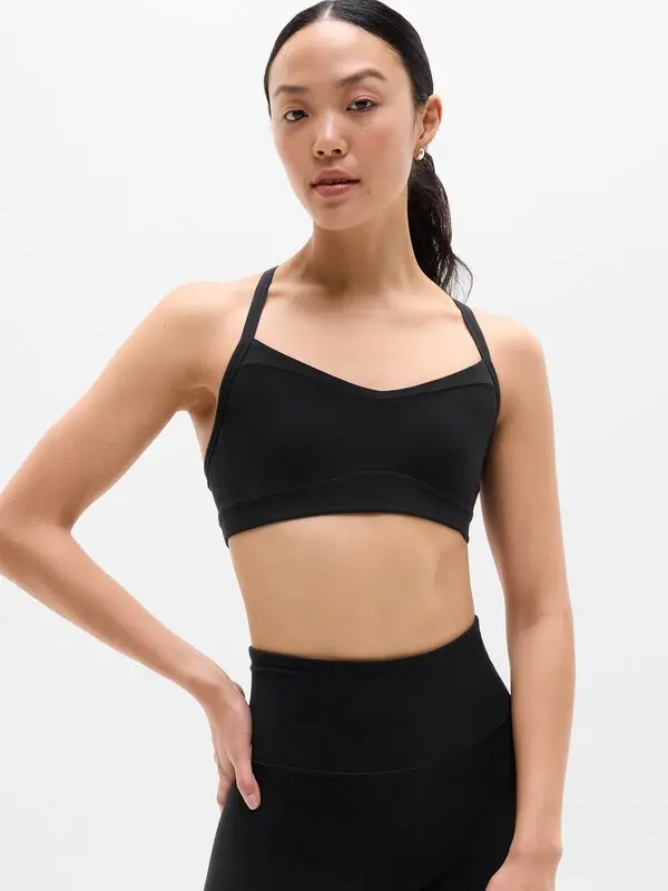 Athleta Vital Sports Bra A-c - Black