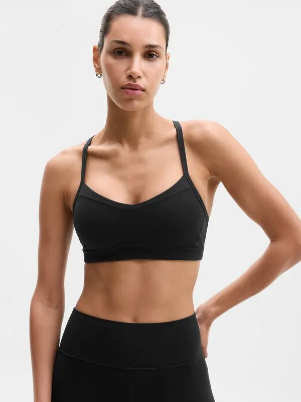Athleta Vital Sports Bra A-c - Black
