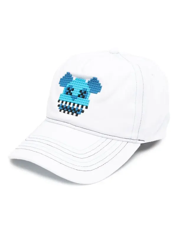 MOSTLY HEARD RARELY SEEN Bear Baseball Cap - White