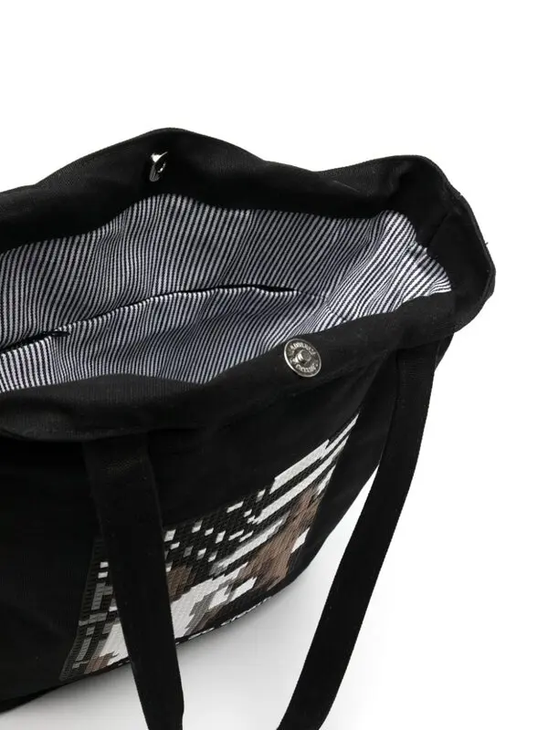 MOSTLY HEARD RARELY SEEN 8-BIT Pixelated Print Tote Bag