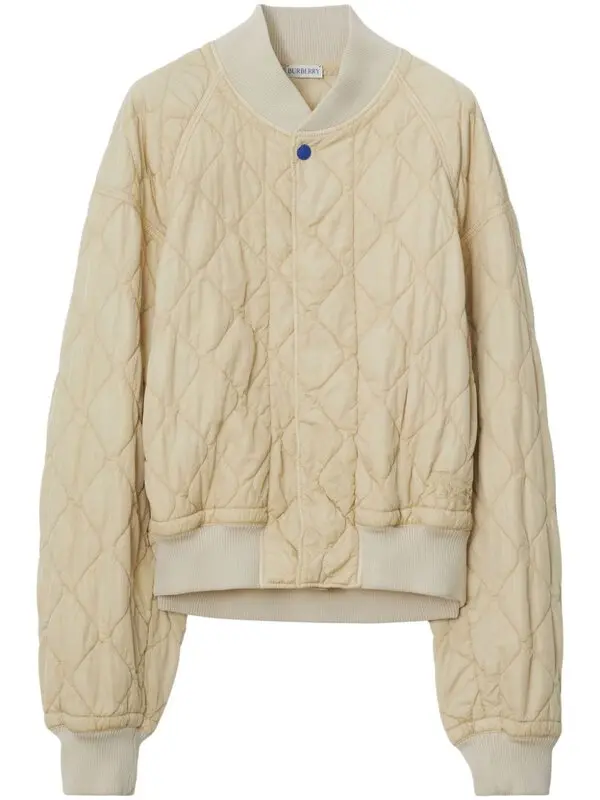Burberry Quilted Bomber Jacket