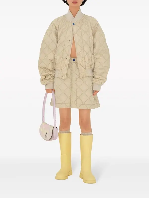 Burberry Quilted Bomber Jacket