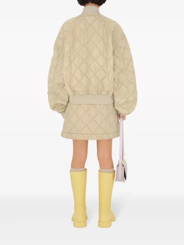 Burberry Quilted Bomber Jacket