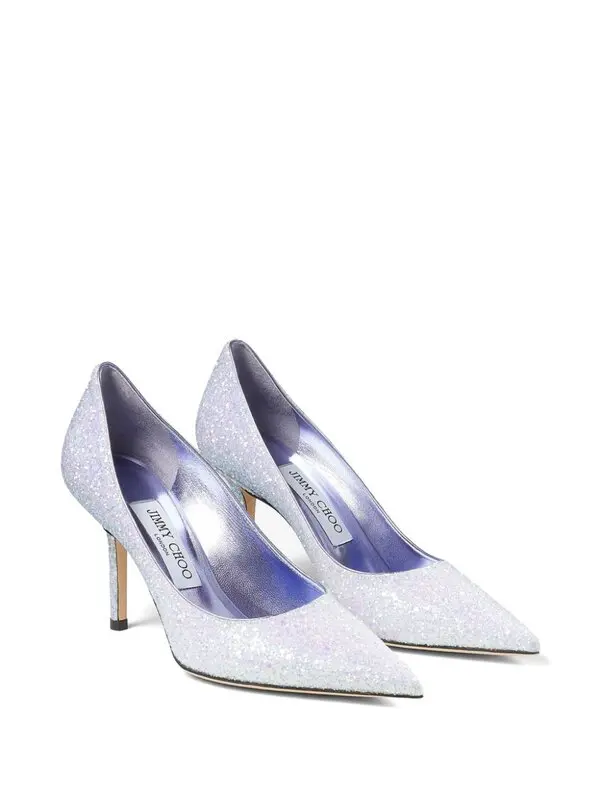 JIMMY CHOO 85mm Love Glitter Pumps