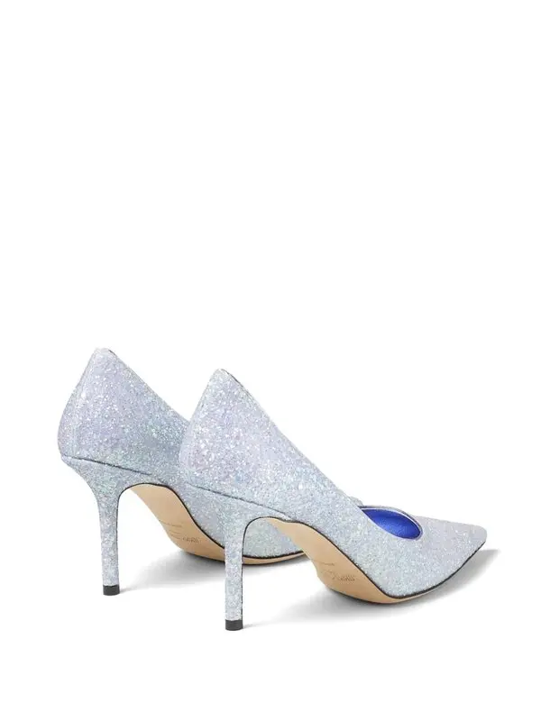 JIMMY CHOO 85mm Love Glitter Pumps