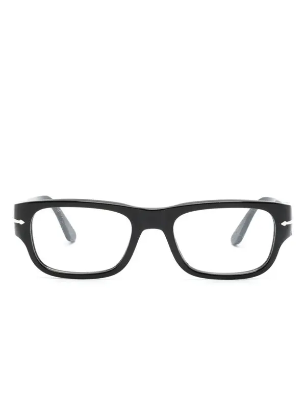 Persol Po3324v Rectangle-frame Glasses - Black