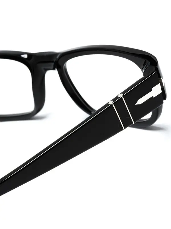 Persol Po3324v Rectangle-frame Glasses - Black