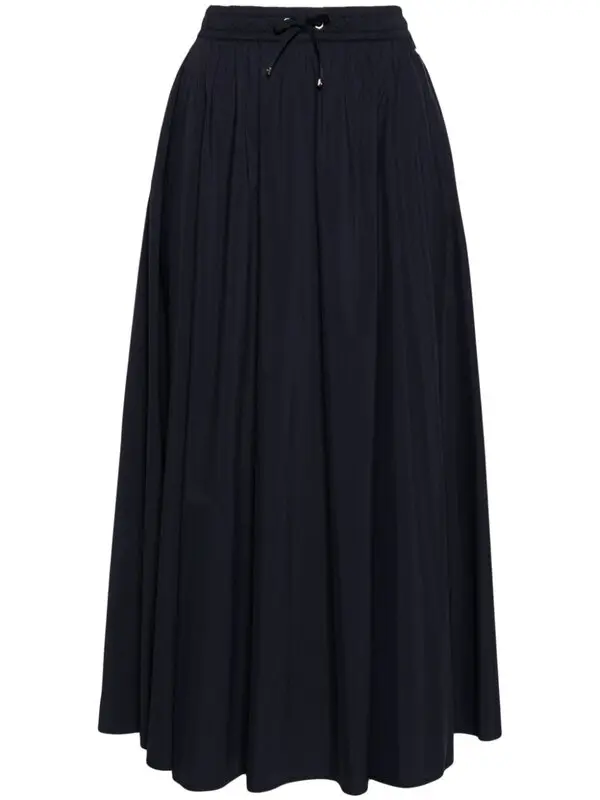 Herno Drawstring-fastening Midi Skirt - Blue