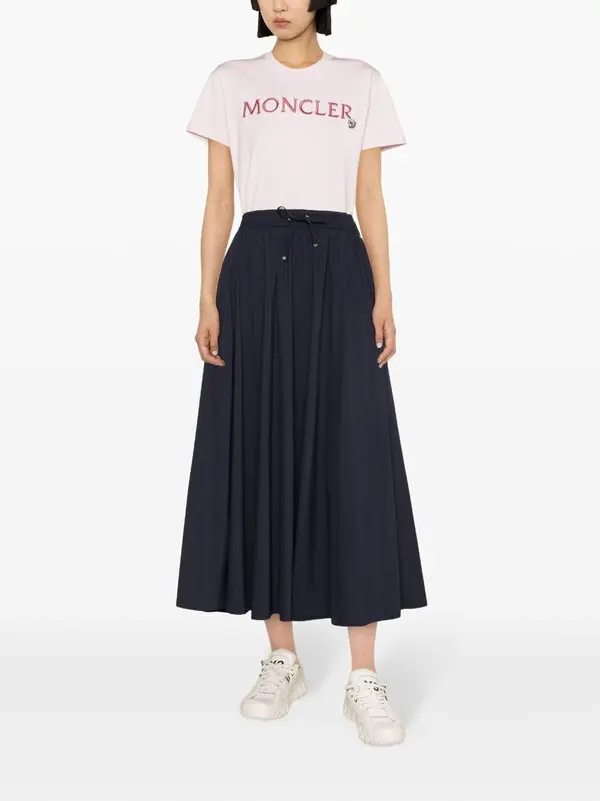 Herno Drawstring-fastening Midi Skirt - Blue