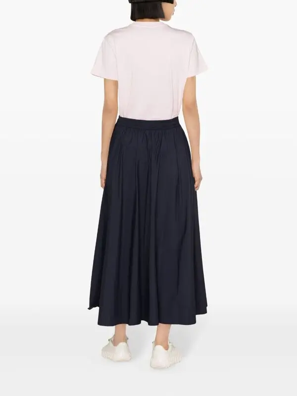 Herno Drawstring-fastening Midi Skirt - Blue