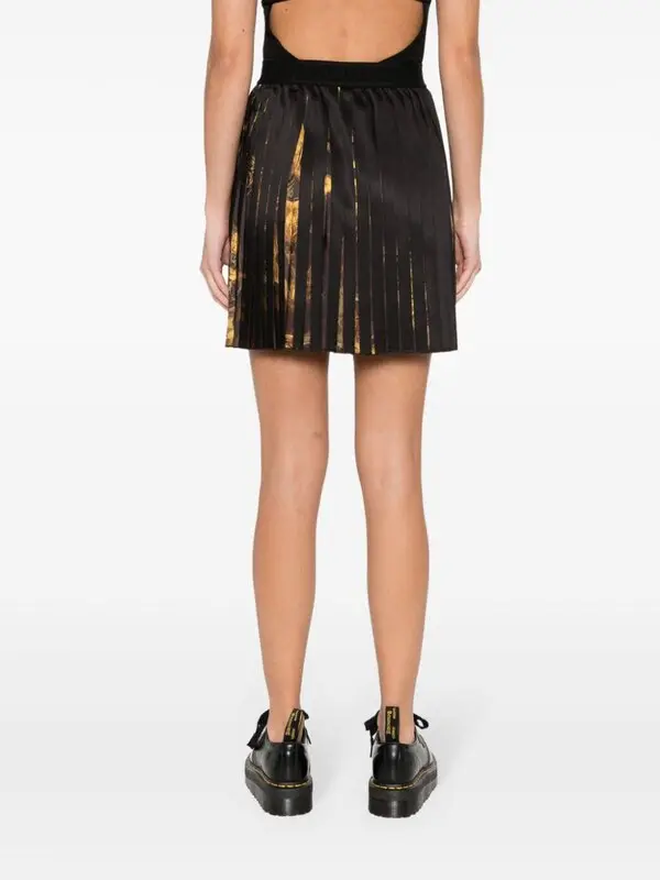 Versace Watercolour Couture-print Miniskirt