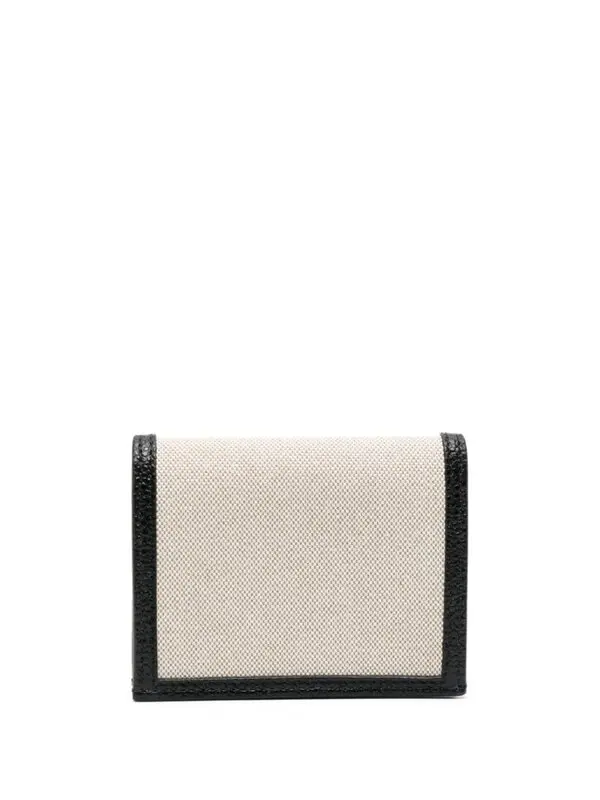 Thom Browne Cotton Canvas Double Card Holder