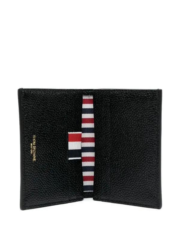 Thom Browne Cotton Canvas Double Card Holder