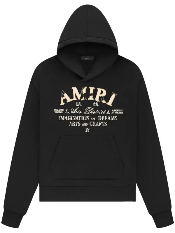 Amiri Logo-print Cotton Hoodie