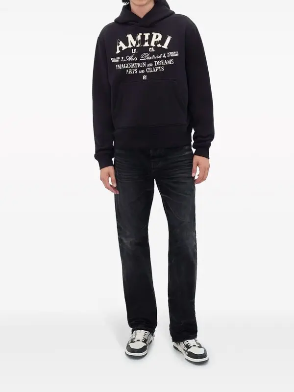Amiri Logo-print Cotton Hoodie